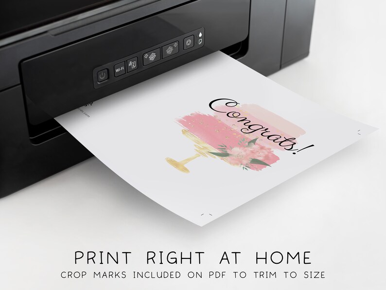 Congrats Bridal Shower Card Template Download, Printable Bridal Shower ...