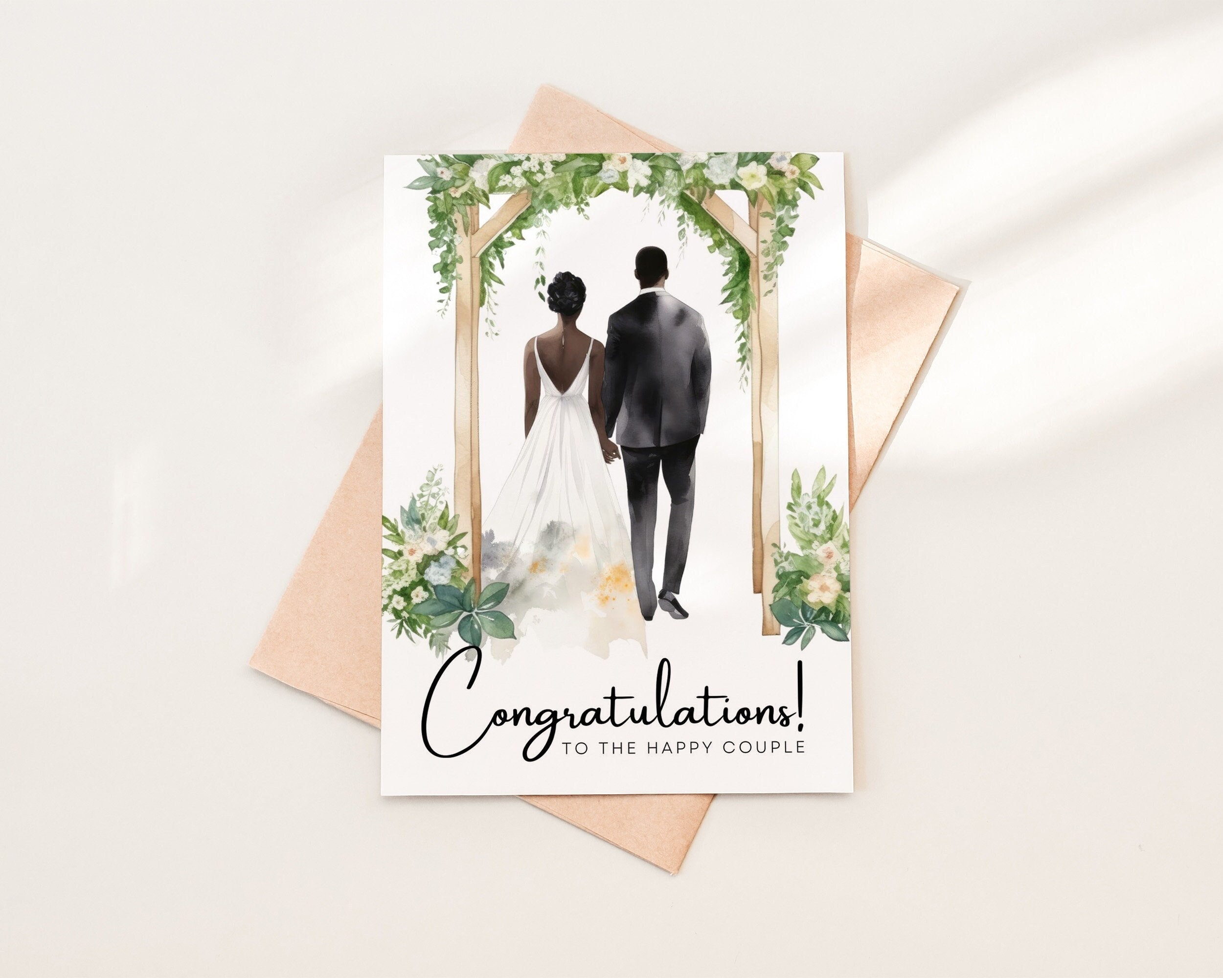 Congratulations to the Happy Couple Wedding Card Download, Printable ...