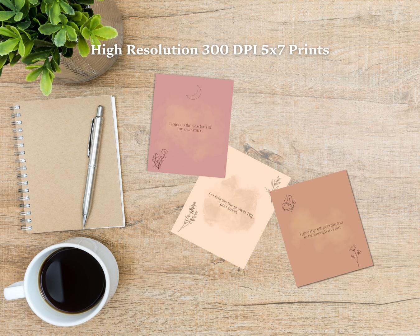 Self-love Affirmation Cards Printable | Digital Positive Affirmations ...