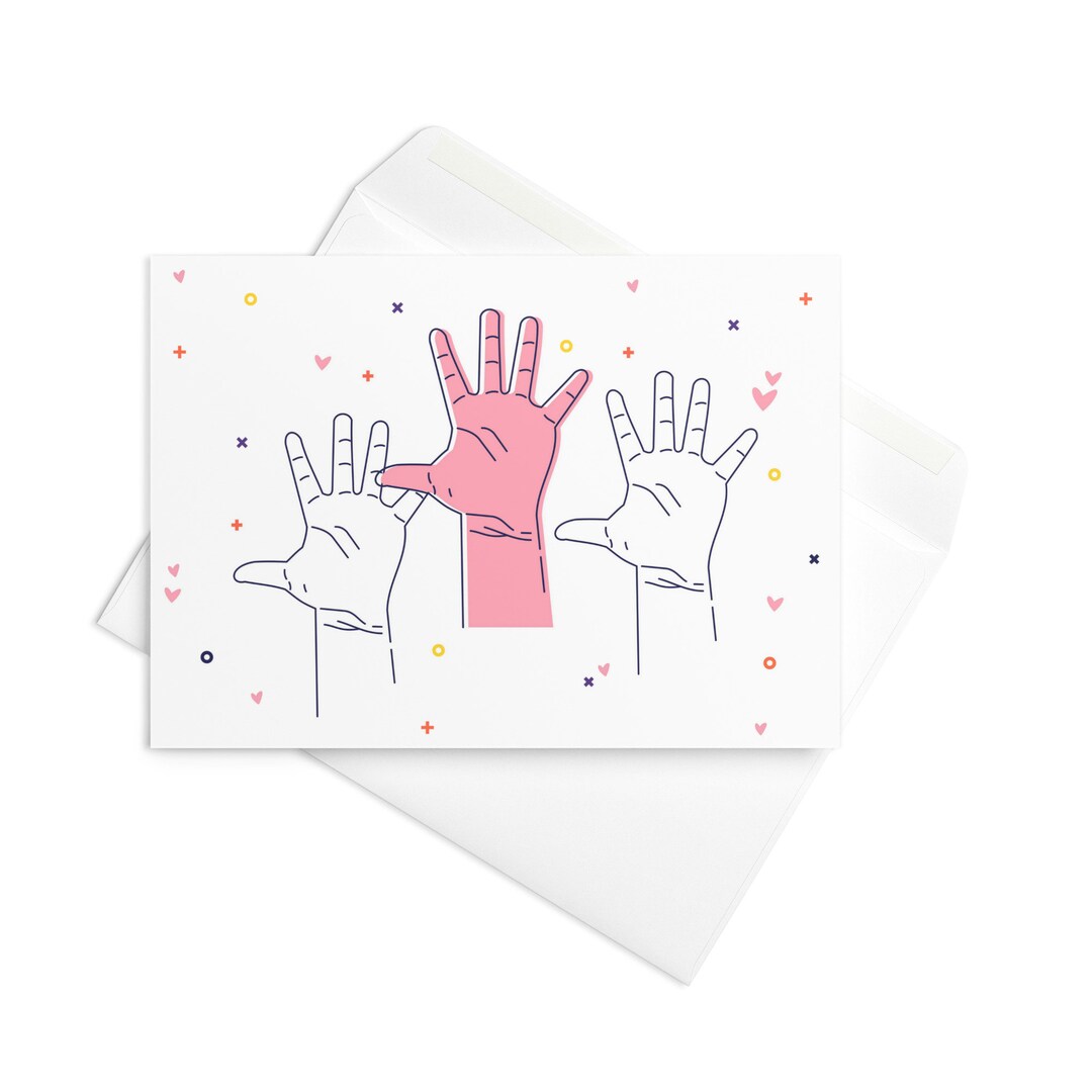 Left Handed Greetings Card - Happy Lefthanders Day! - Etsy