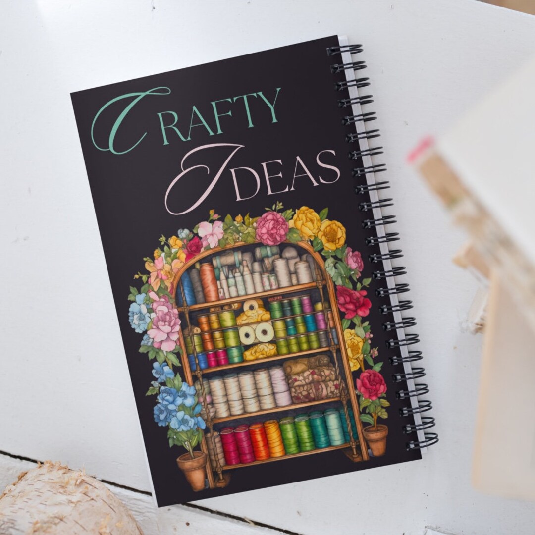 Left Handed Spiral Notebook or Journal for Seamstresses, Sewers ...