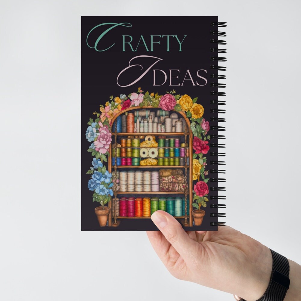 Left Handed Spiral Notebook or Journal for Seamstresses, Sewers ...