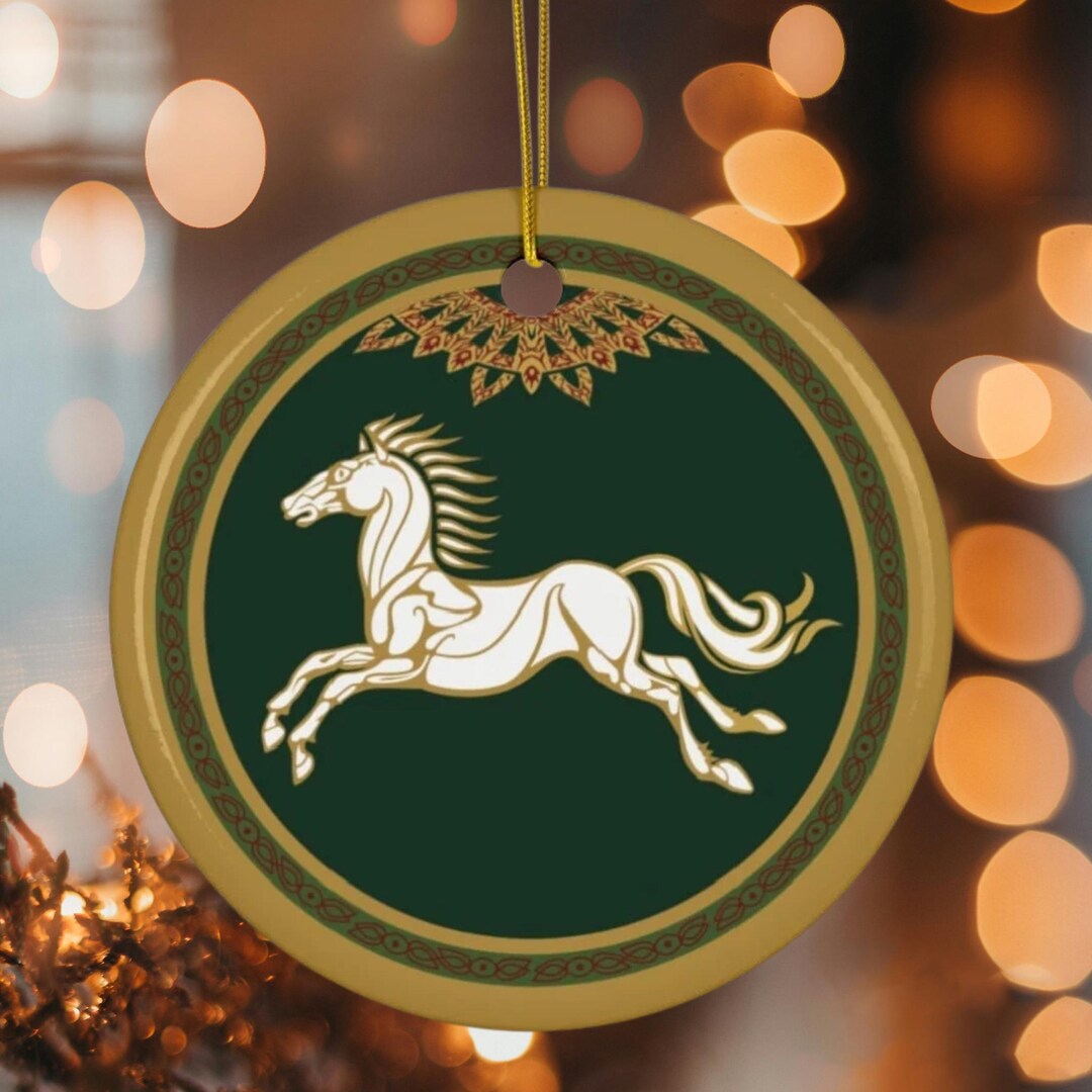 Rohan Kingdom Ceramic Ornament, Legant Christmas Ornament, Mythical ...