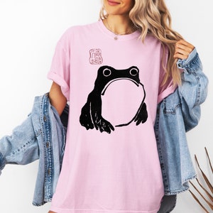 Comfort Colors Japanese Frog, Matsumoto Hoji Toad Shirt,unimpressed ...