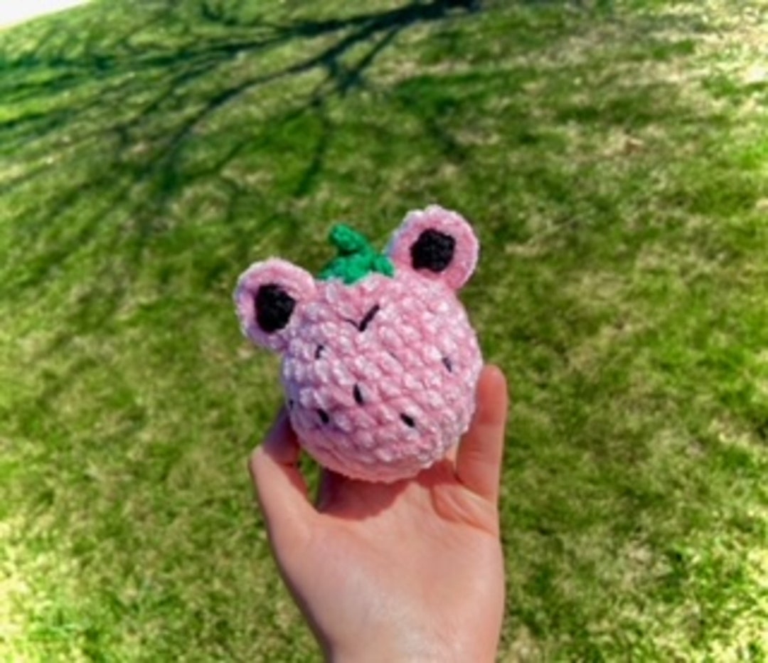 Strawberry Frog Crochet Pattern - Etsy