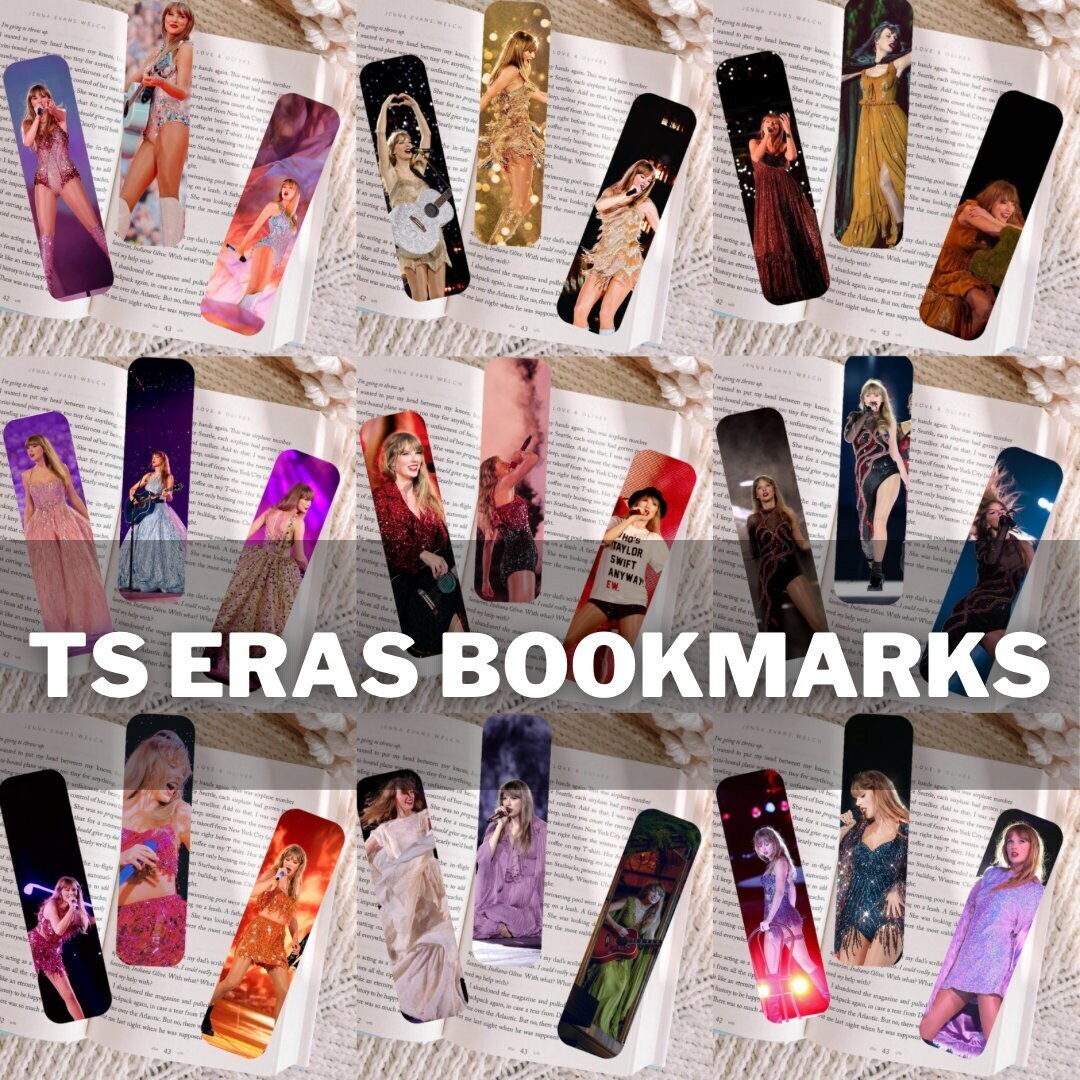 30laminated Taylor Swift Eras Bookmarks Reading Eras the Eras ...