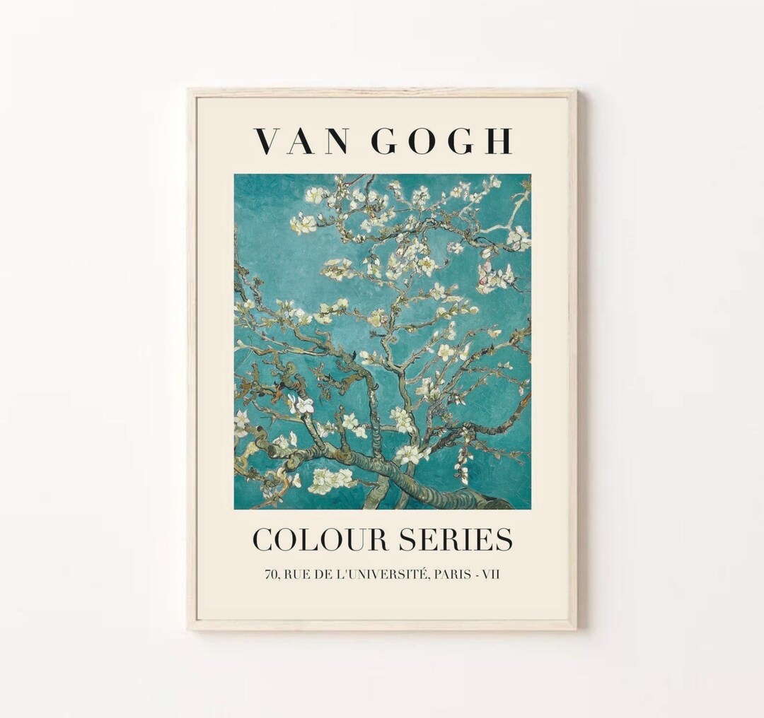 Almond Blossom, Van Gogh Print Impressionist Flower Painting Japanese ...