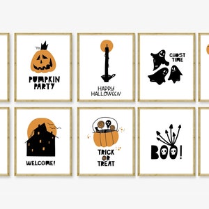Halloween Prints 10 HALLOWEEN PRINTABLES Halloween Decor - Etsy