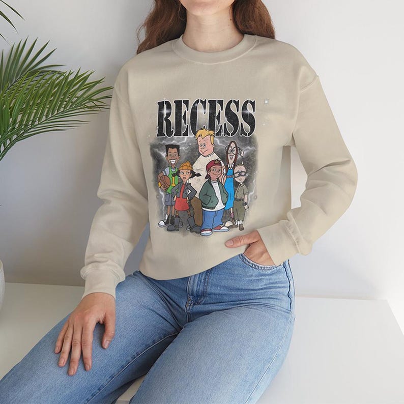 Recess Cartoon Vintage T-shirt, Recess Characters Retro Tee, 90s Themed ...
