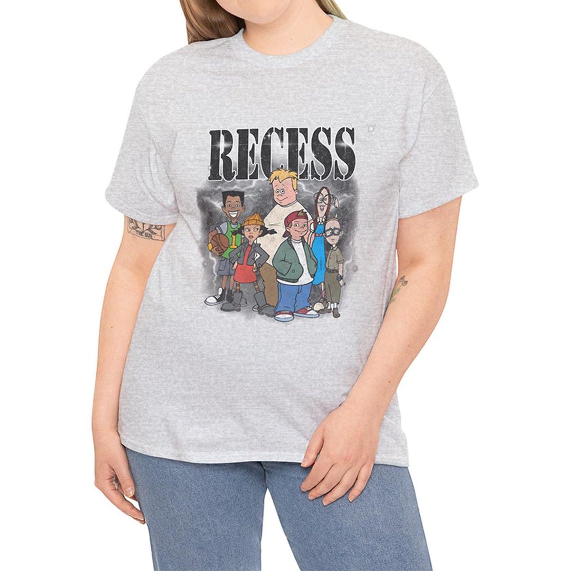 Recess Cartoon Vintage T-shirt, Recess Characters Retro Tee, 90s Themed ...