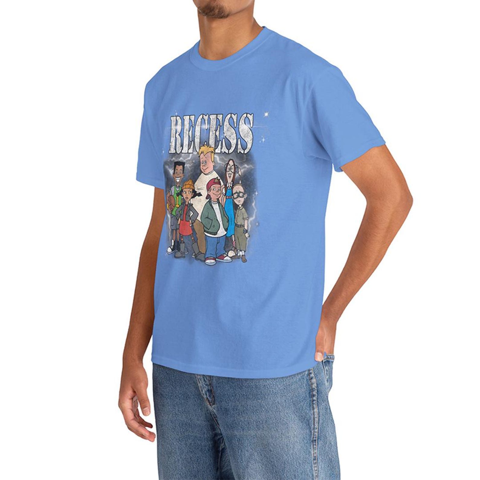 Recess Cartoon Vintage T-shirt, Recess Characters Retro Tee, 90s Themed ...