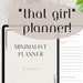 That Girl Minimalist Planner | Goodnotes Planner | Digital Planner ...