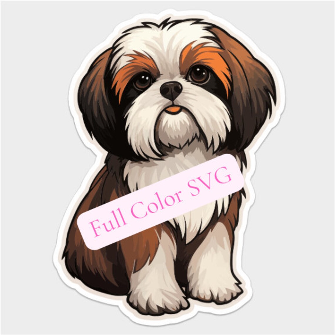 Shih Tzu SVG and PNG Digital Download - Versatile Pet Art for DIY ...