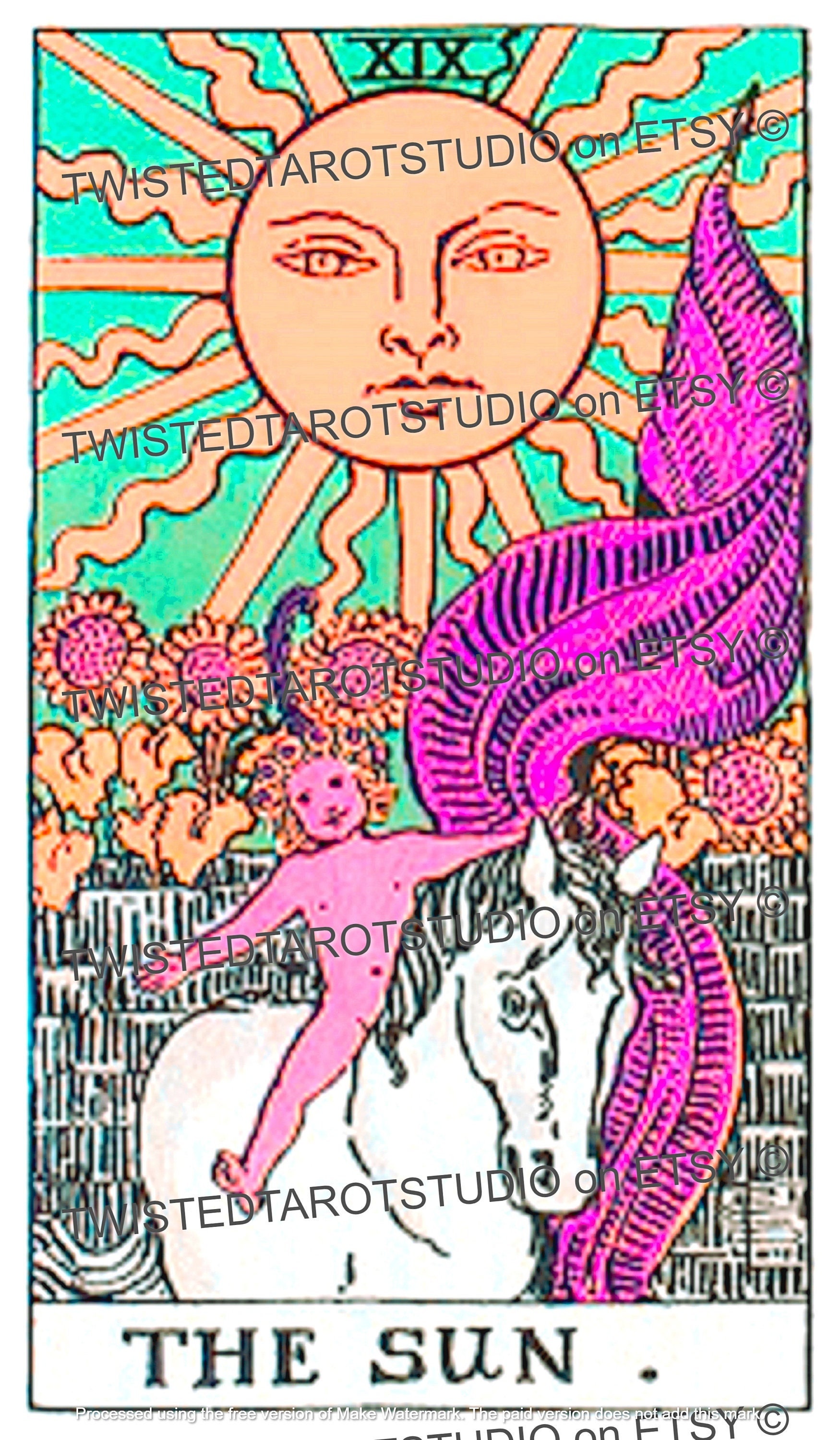 The Sun Tarot TWISTED - Etsy