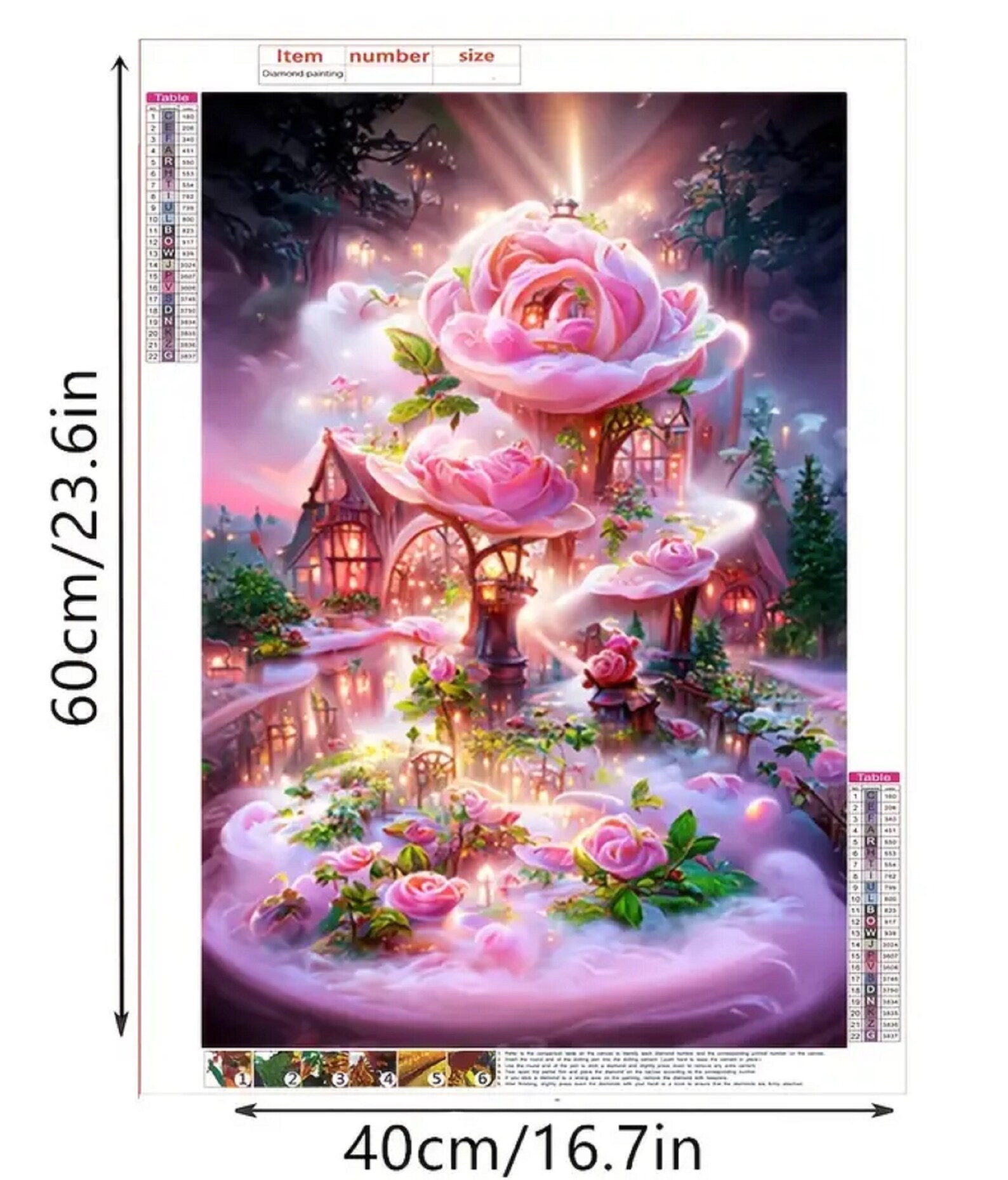 5d Rhinestone Art Painting Kit Adults, Theme Fantasy Round Full ...
