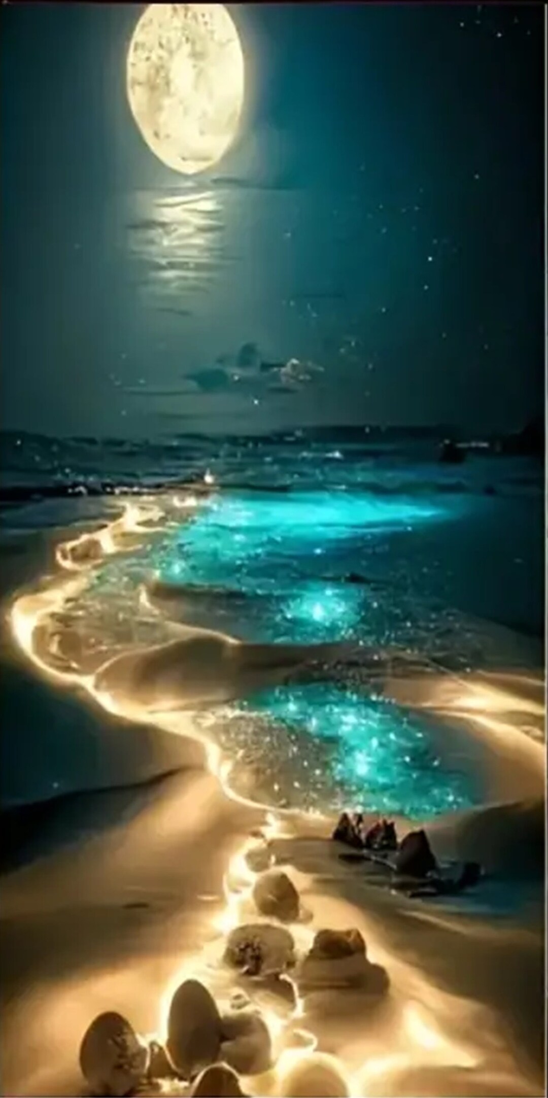 Seaside Moonlight - Etsy