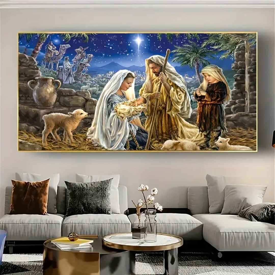 Digital Genesis: the Modern Nativity - Etsy