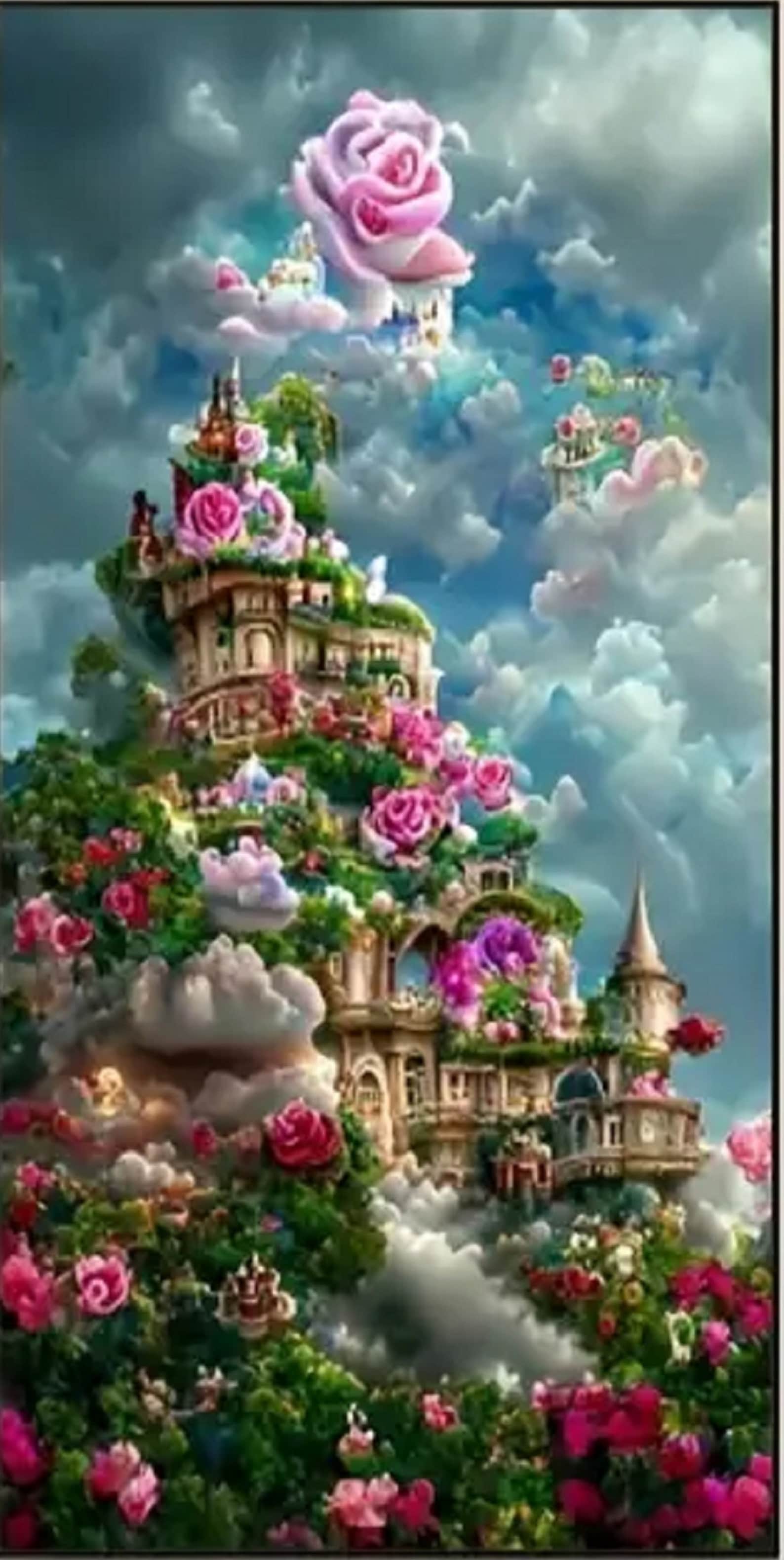 5d Rhinestone Art Painting Kit Adults Gorgeous Castle Full - Etsy