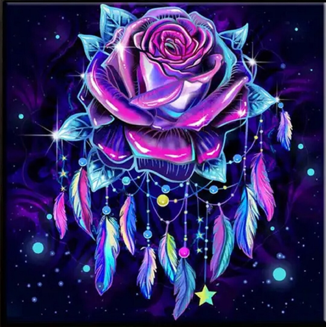 Cosmic Bloom the Dreamcatcher Rose - Etsy