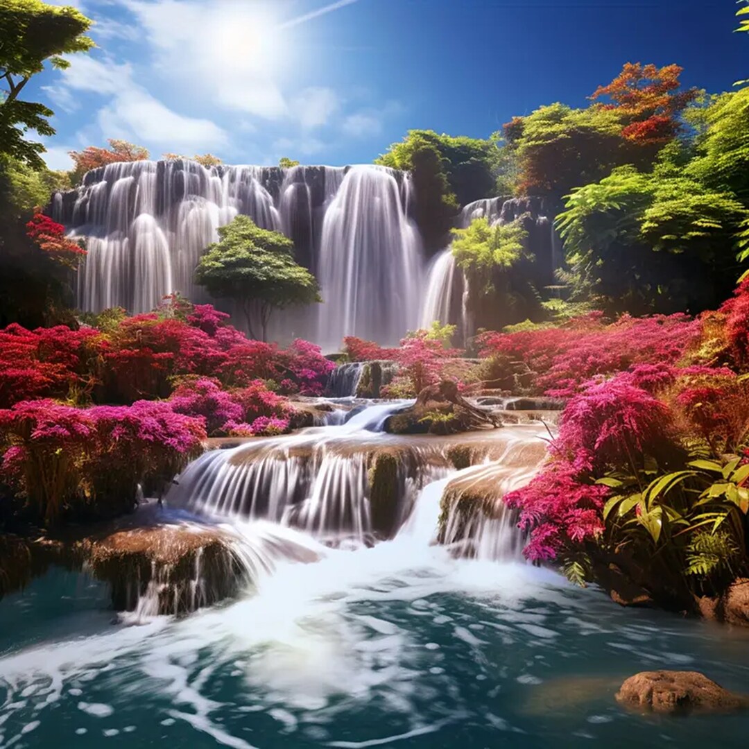 Serenity Cascade - Etsy