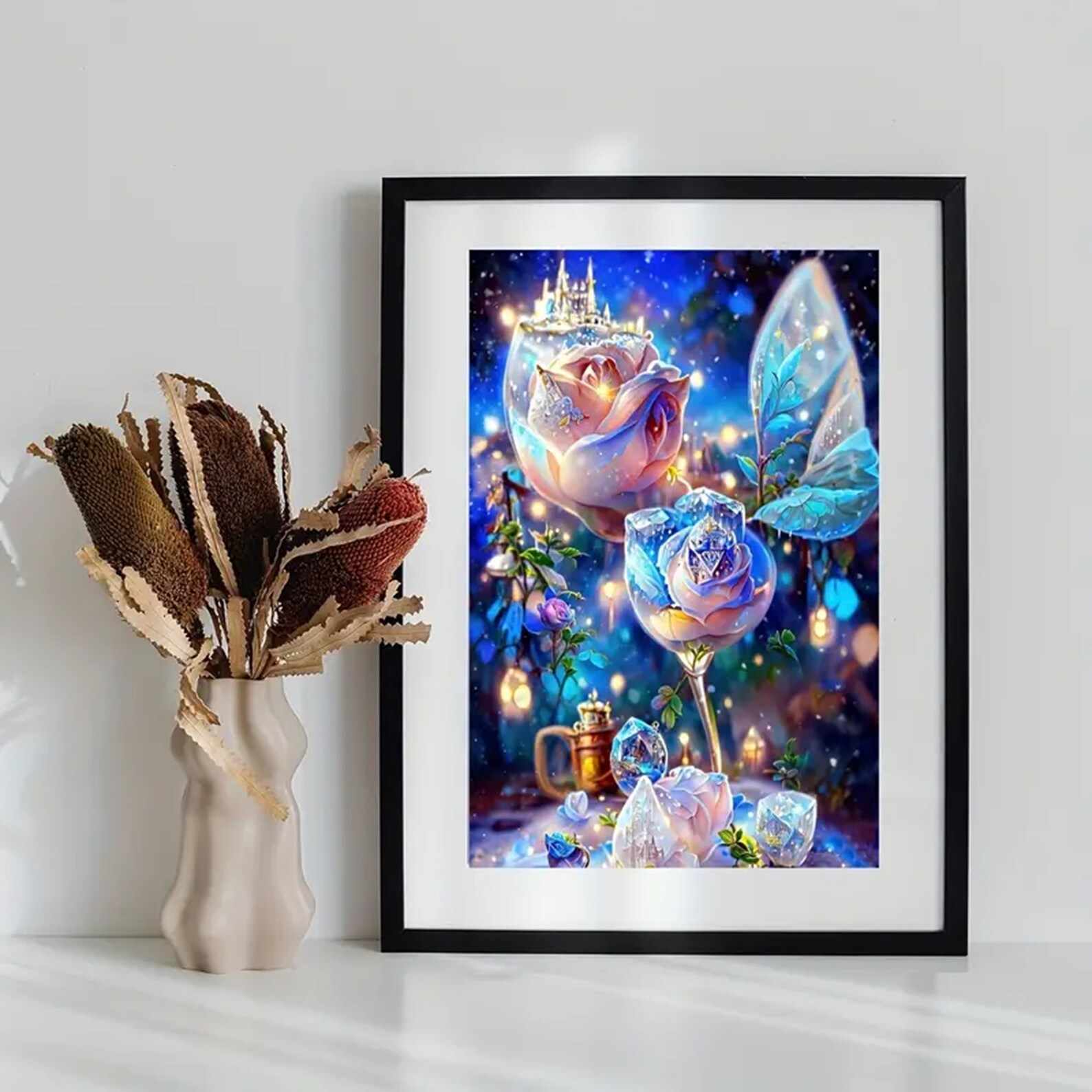 Enchanted Crystal Rose the Castle’s Secret Garden - Etsy