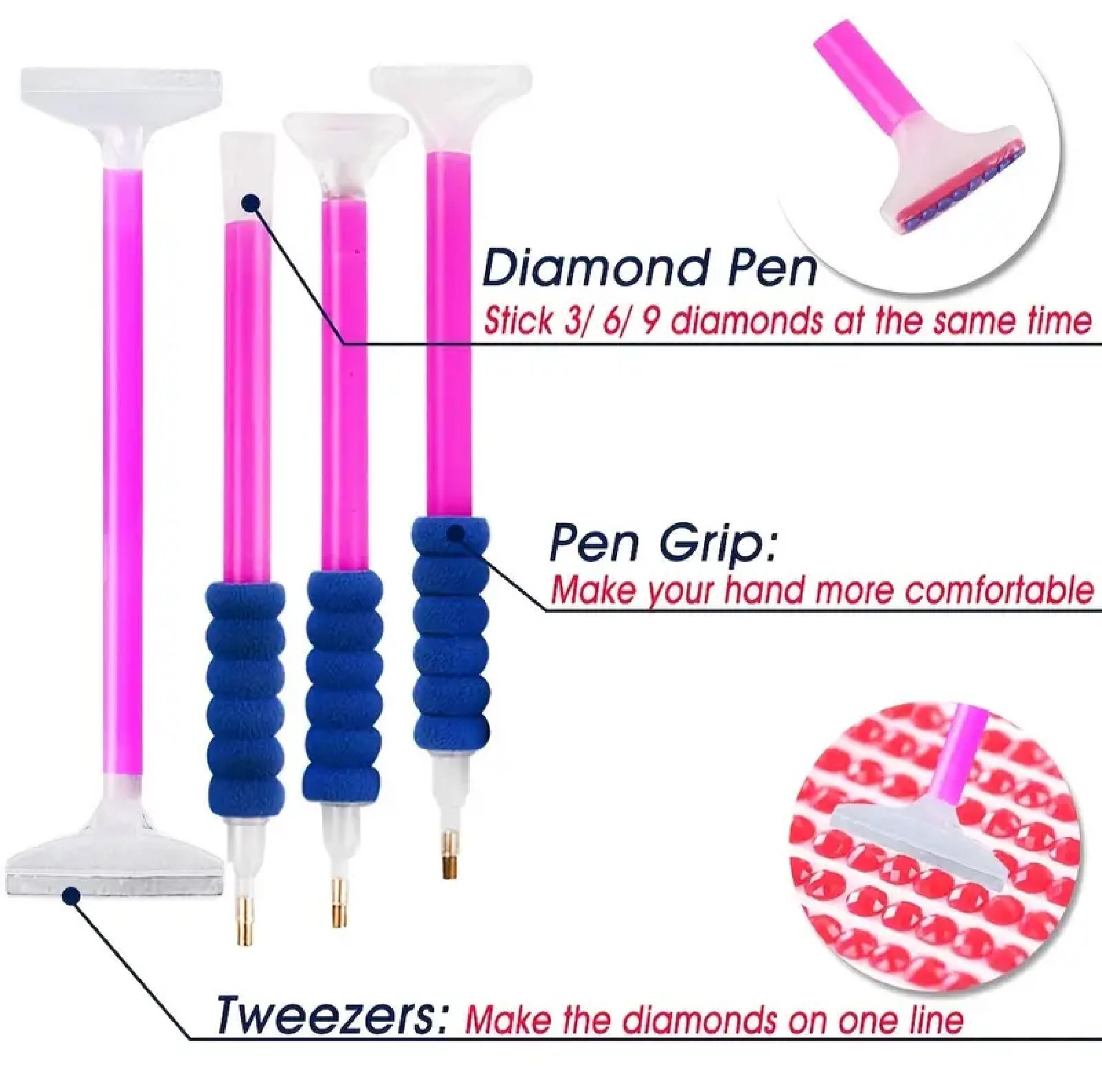 Diamond Art Drill Supply Sets - Etsy