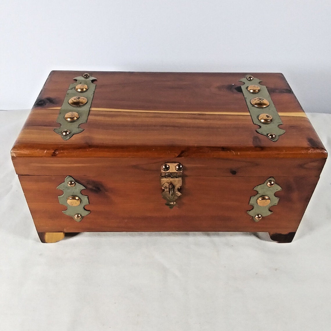 Cedar Art Box / Jewelry Box Vintage 1950s Pilliod of Swanton, Ohio - Etsy