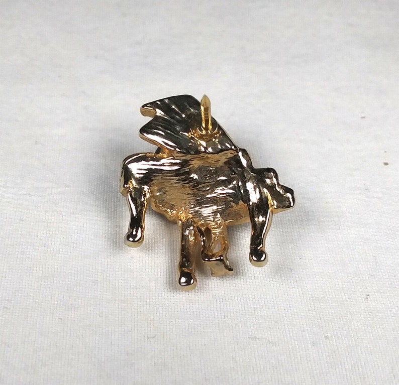 Ballou Reg'd Pin / Brooch Grand Piano Gold Tone Rhinestones Vintage ...
