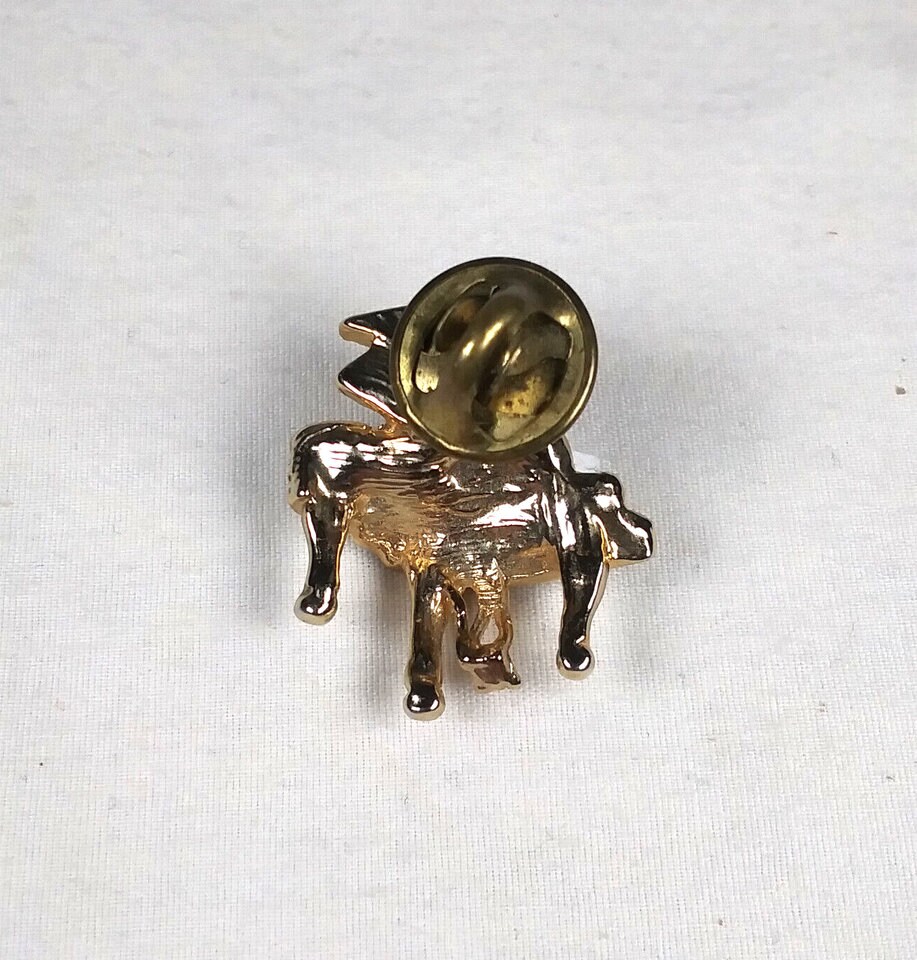 Ballou Reg'd Pin / Brooch Grand Piano Gold Tone Rhinestones Vintage ...