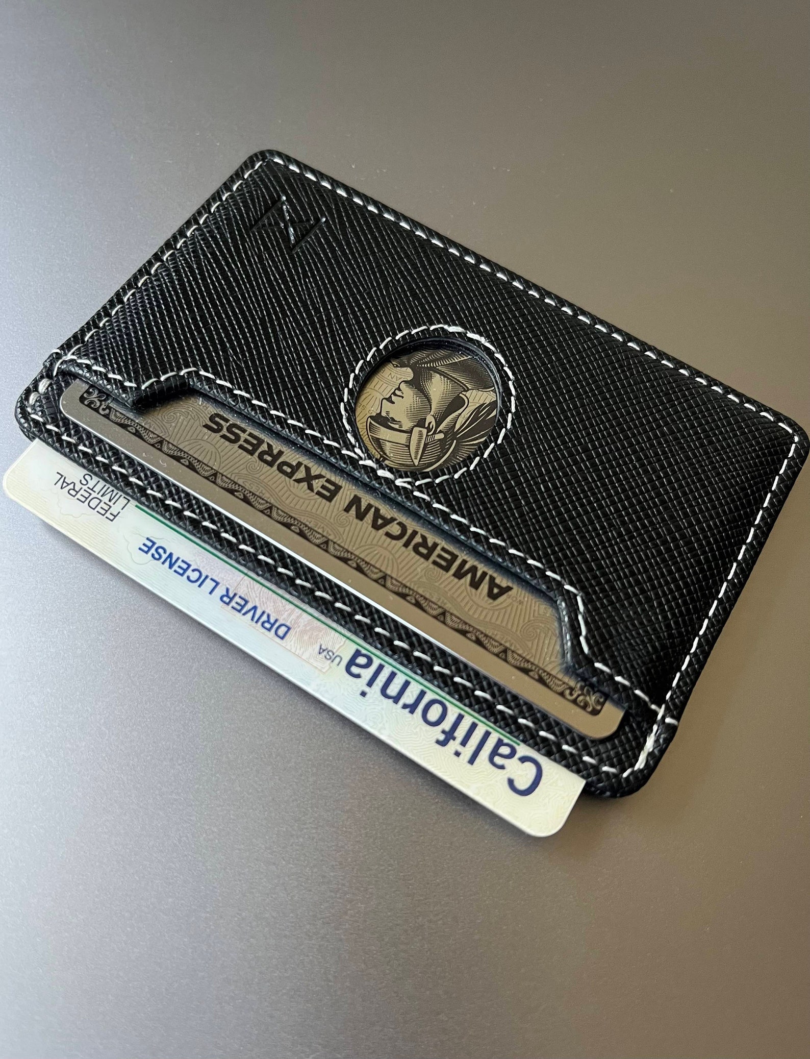 Mini Wallet for 2 Cards Front Pocket Minimalist Card Holder - Etsy