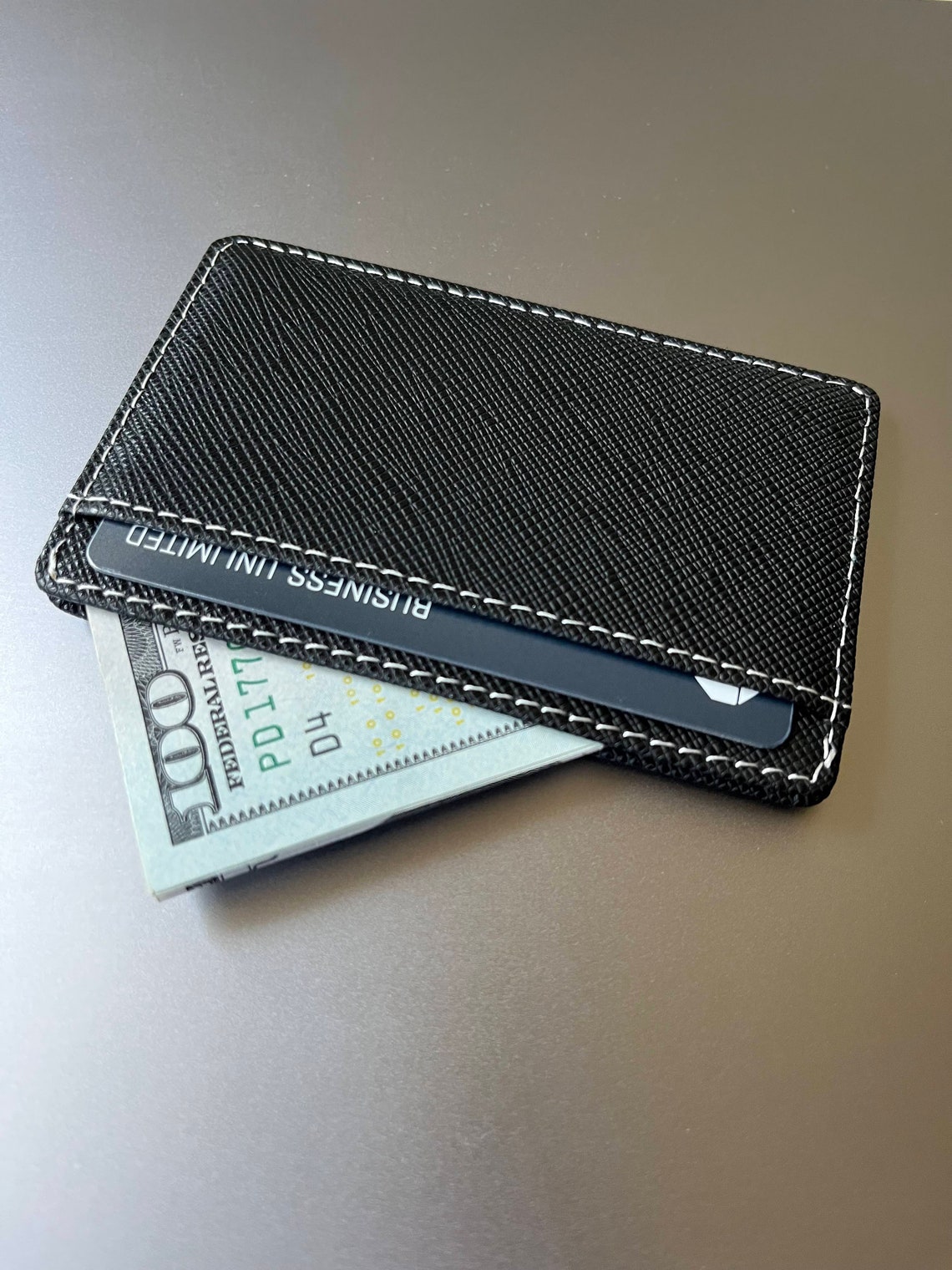 Mini Wallet for 2 Cards Front Pocket Minimalist Card Holder - Etsy
