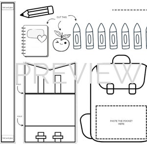 Back to School Kids Craft - Etsy