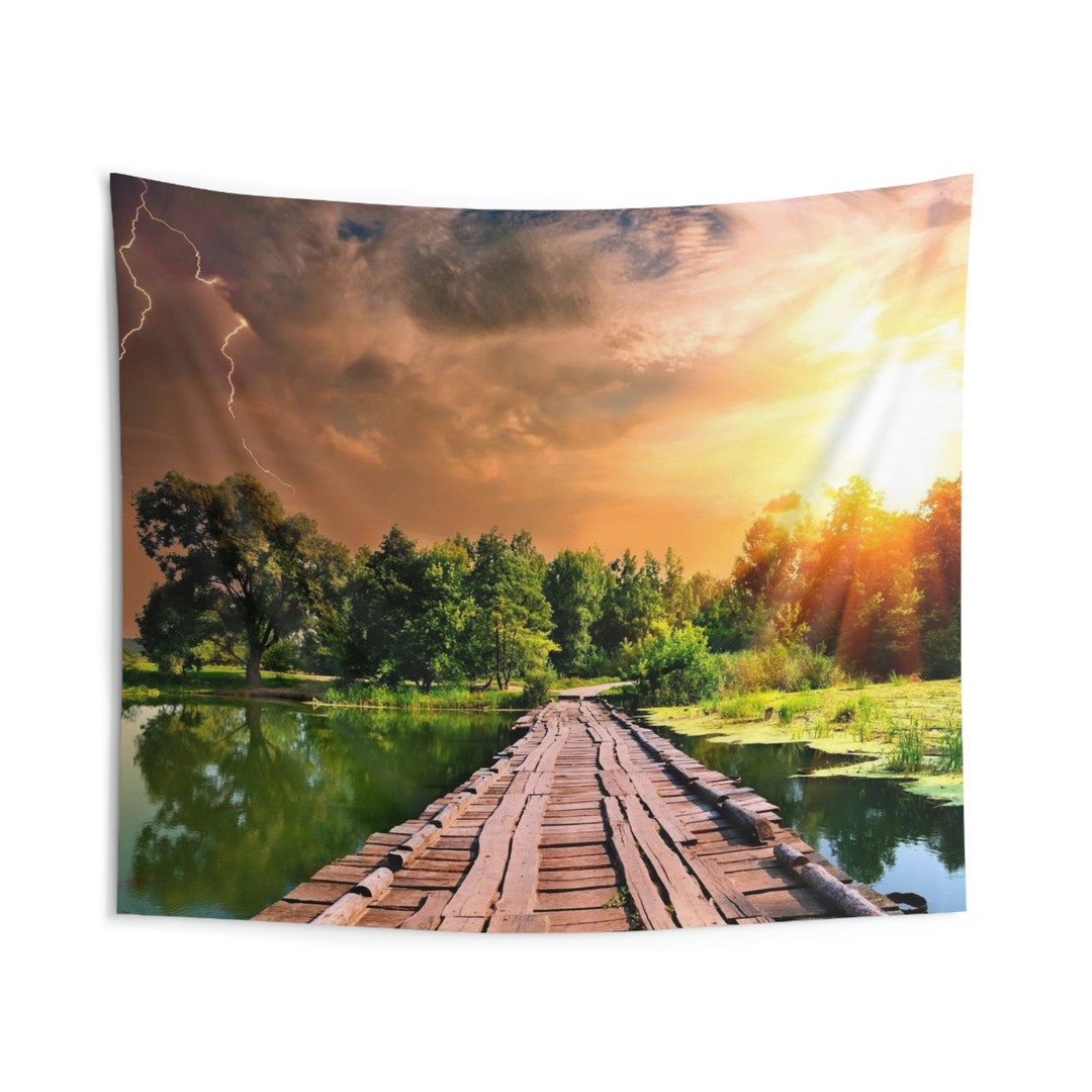 Large Nature Aesthetic Indoor Wall Tapestries - Etsy