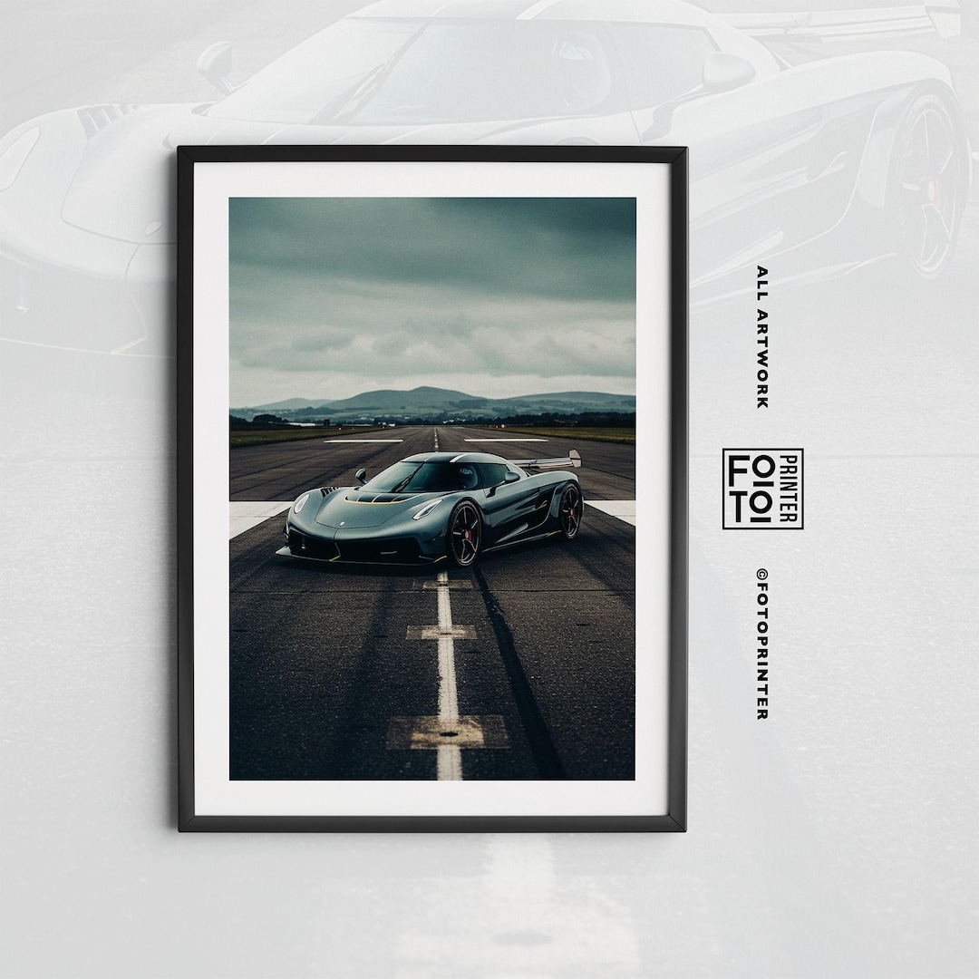 Koenigsegg Jesko Poster! Koenigsegg Poster, Hypercar Poster, Hypercar ...