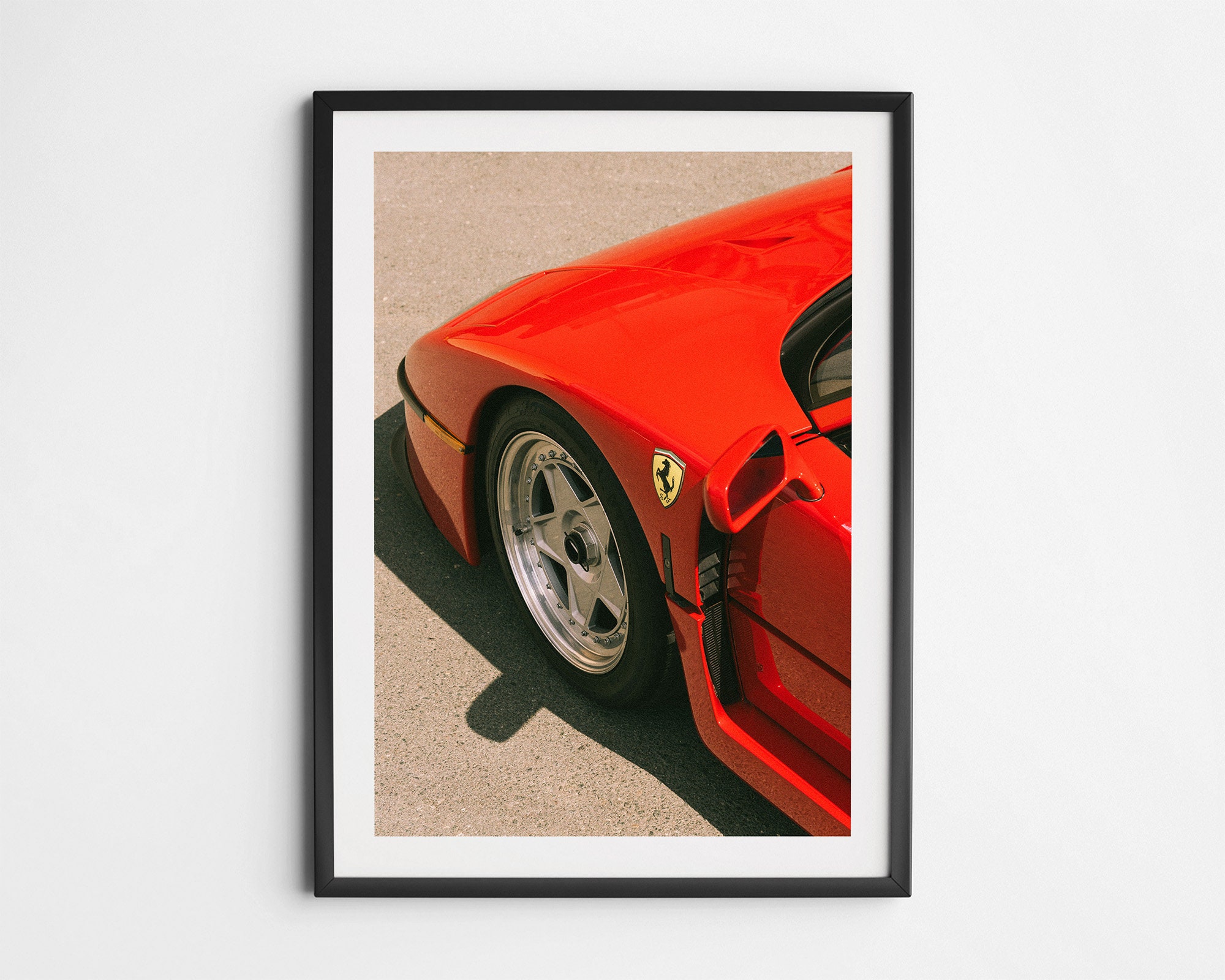 Ferrari F40 Digital Download Print, Ferrari Enthusiasts Wall Art and ...