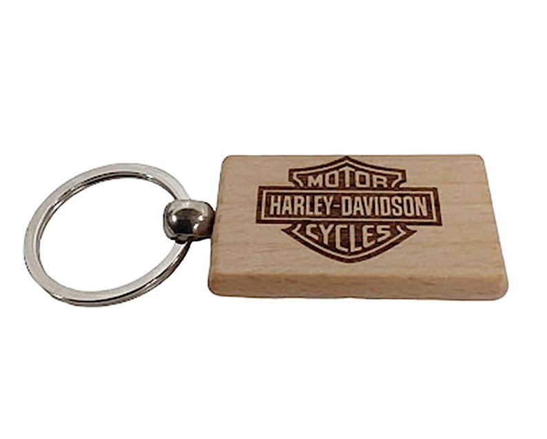 Harley Davidson Motorcycles 2 Sided Laser Engraved Wood Keychain - Etsy