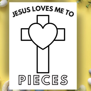 Easter Cross Craft: Christian Kids Activity (digital Download) - Etsy