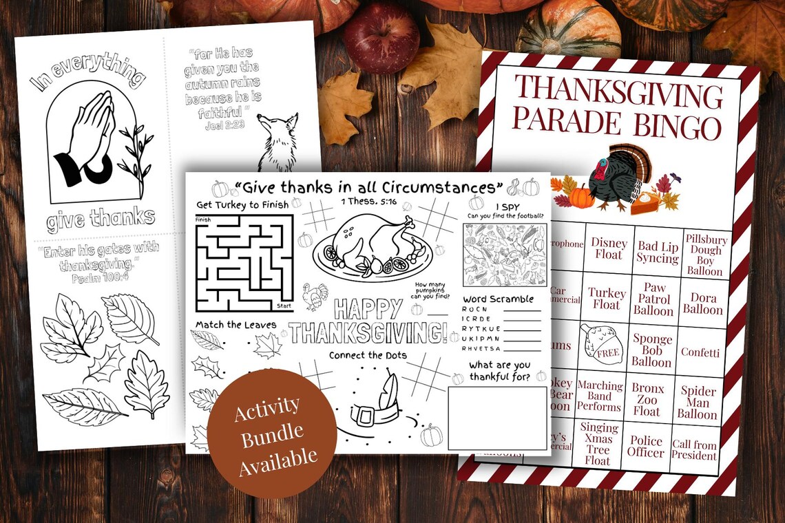 Thanksgiving Day Parade Bingo Game Printable Macy's Parade Bingo Game ...