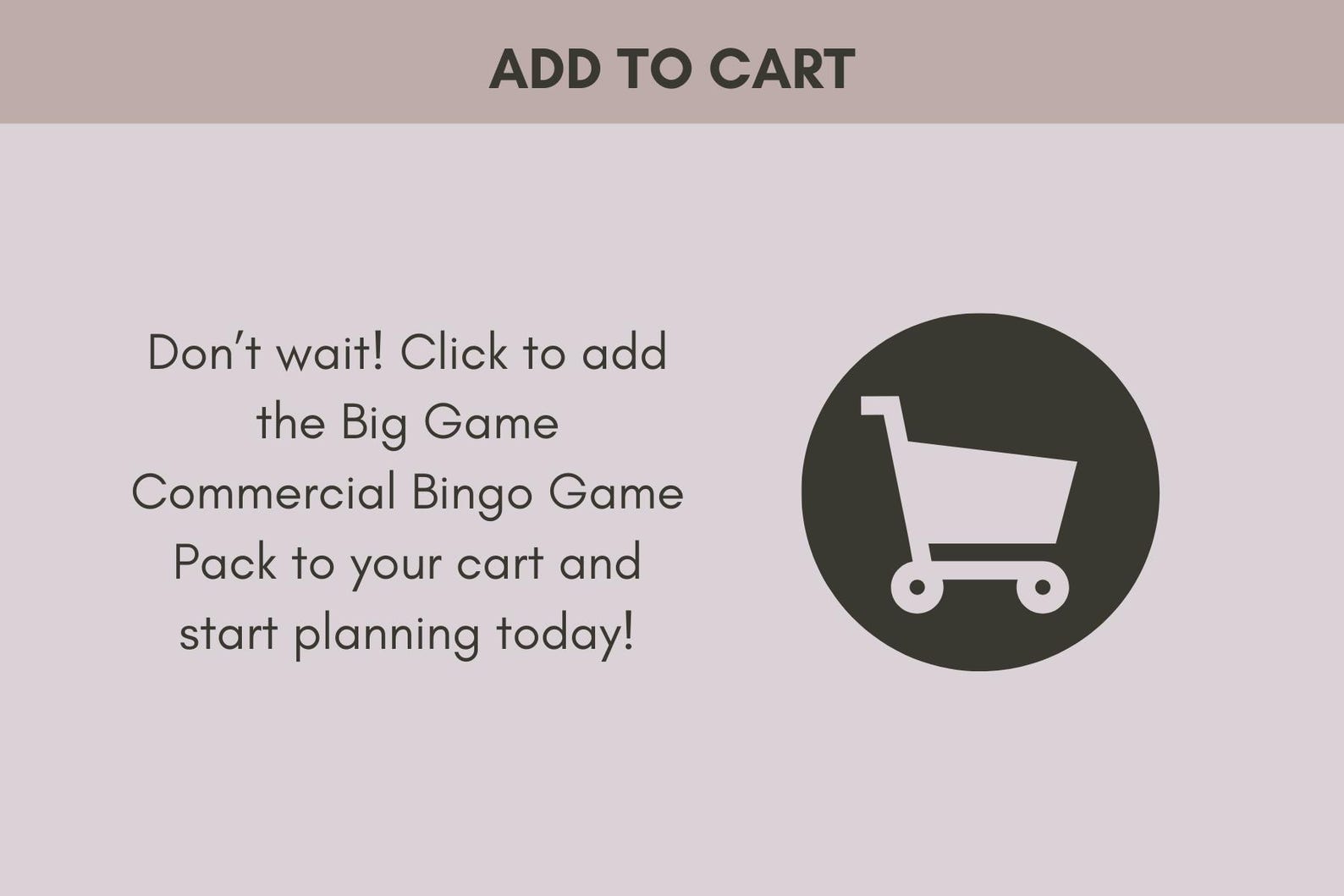 Big Game Commercial Bingo Game Super Bowl Bingo Game Super Bowl Party ...