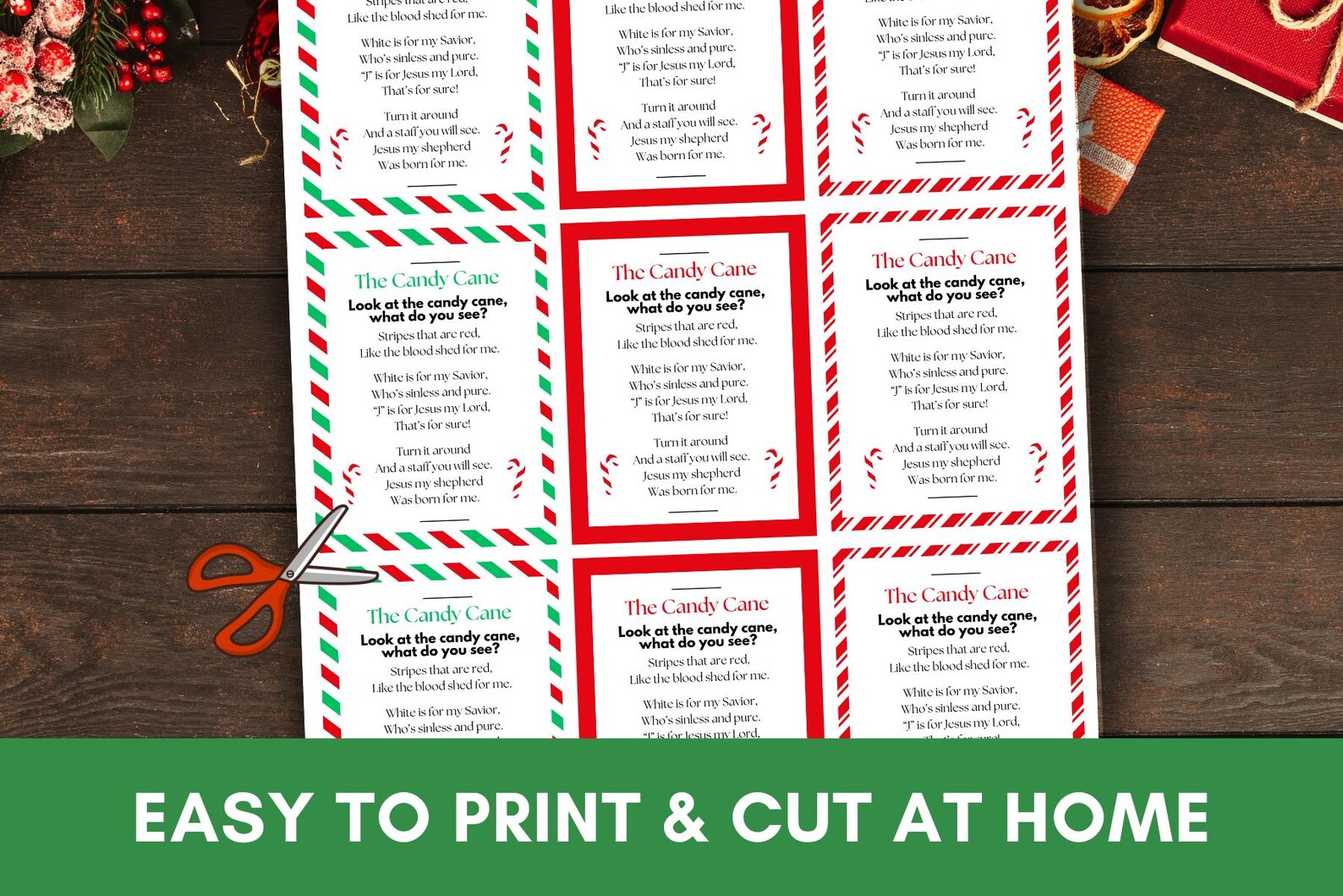 Christmas Christian Tracts Printable Christian Handout Christmas Tract ...