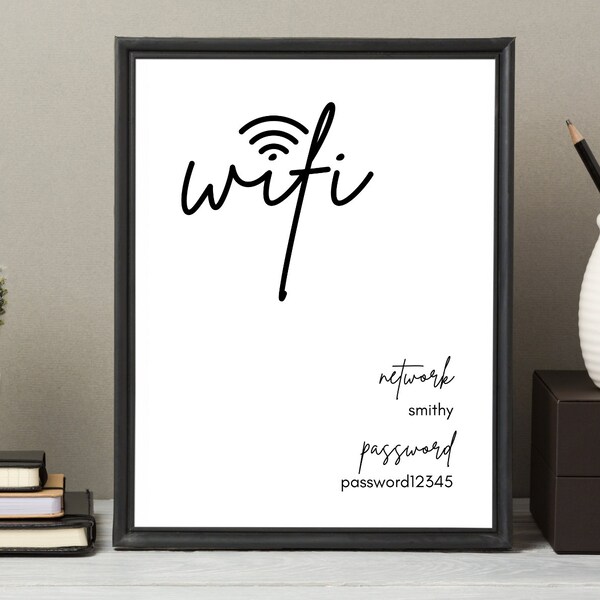 Wifi Printable - Etsy