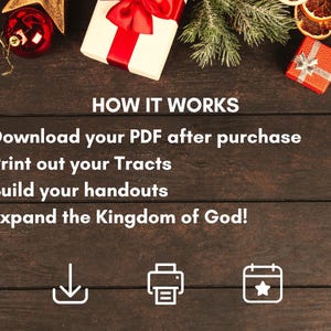Christmas Christian Tracts Printable Christian Handout Christmas Tract ...