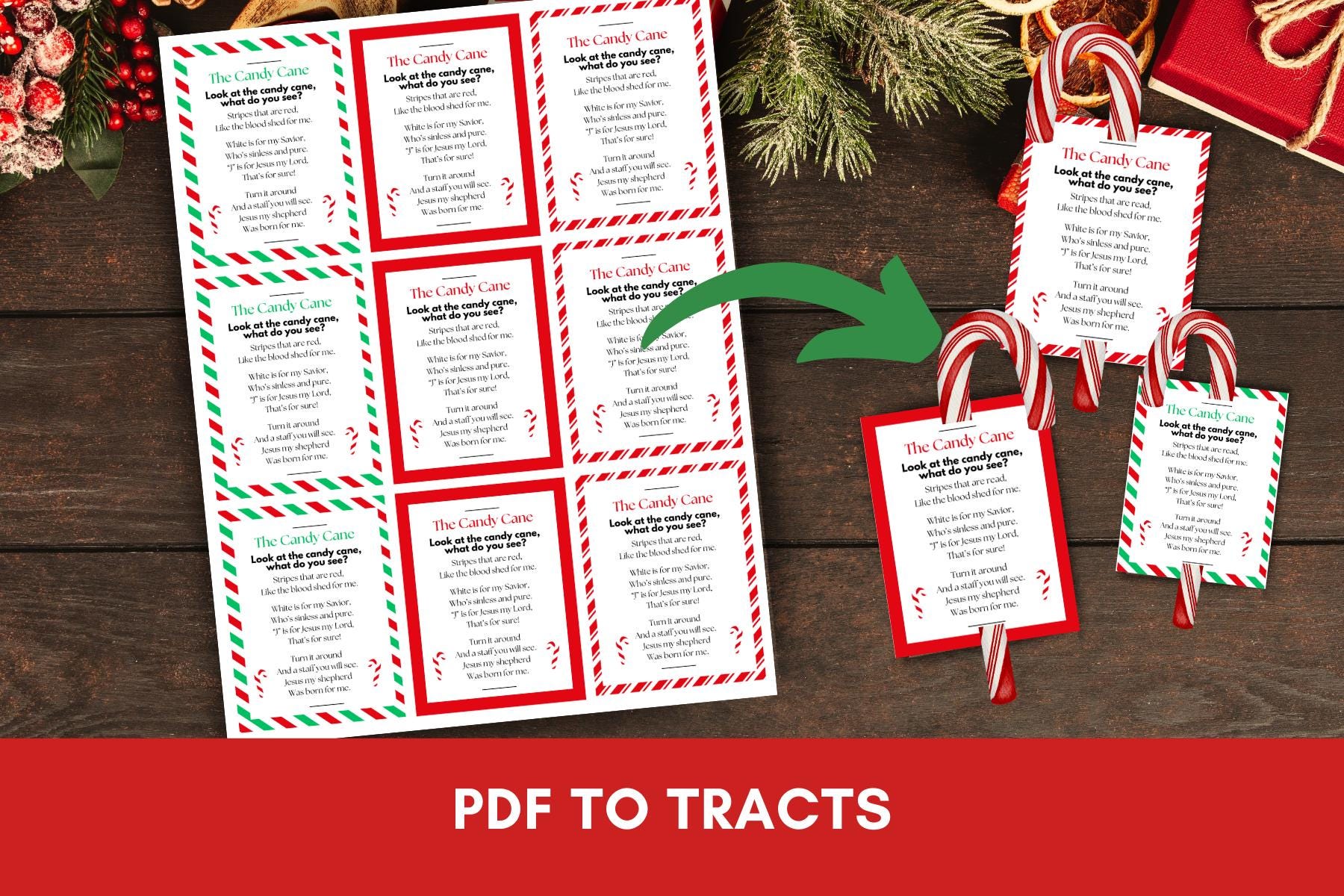 Christmas Christian Tracts Printable Christian Handout Christmas Tract ...