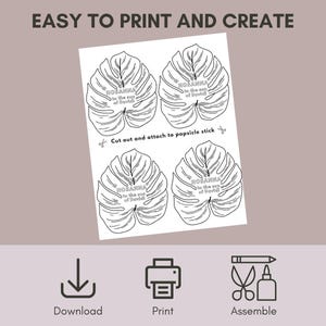 Christian Easter Craft Palm Sunday Kids Activity Holy Week Craft Palm ...