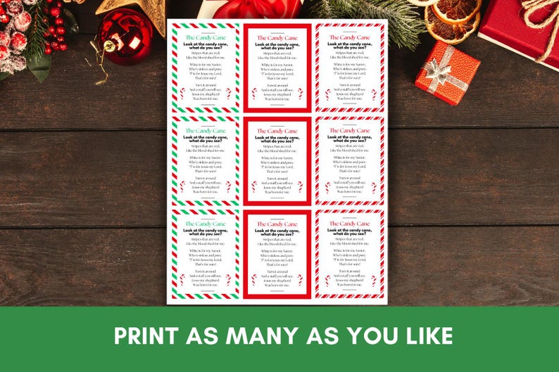 Christmas Christian Tracts Printable Christian Handout Christmas Tract ...
