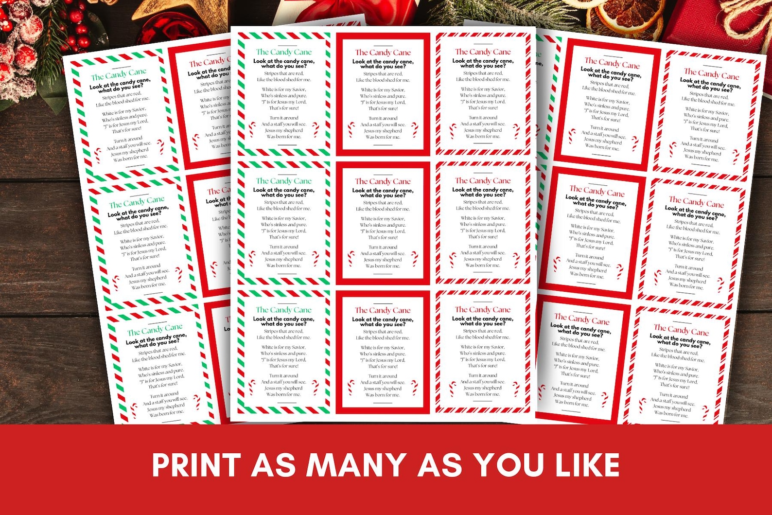 Christmas Christian Tracts Printable Christian Handout Christmas Tract ...