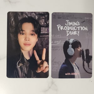Jimin's Production Diary PC BUNDLE Jimin BTS Photocard Bundle Jimin Face Fanmeet Pc Documentary ...