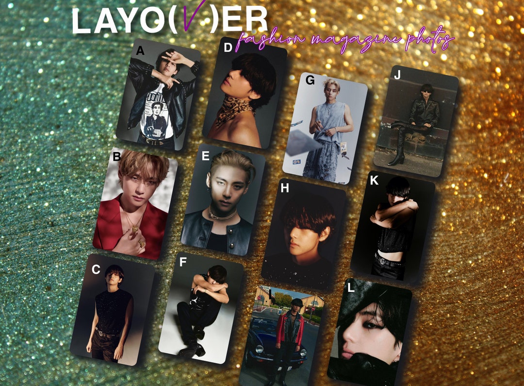 V BTS Layover Photocards Taehyung Bts Photos, Taehyung Magazine Photo ...