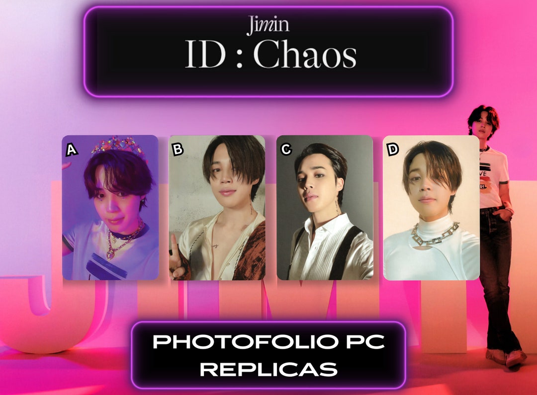Fan-made Replica BTS Jimin Photocard Jimin Photofolio Replica Pc Park ...