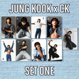 Fan-made Replica Jungkook BTS Photocards JK Calvin Klein Photocards ...